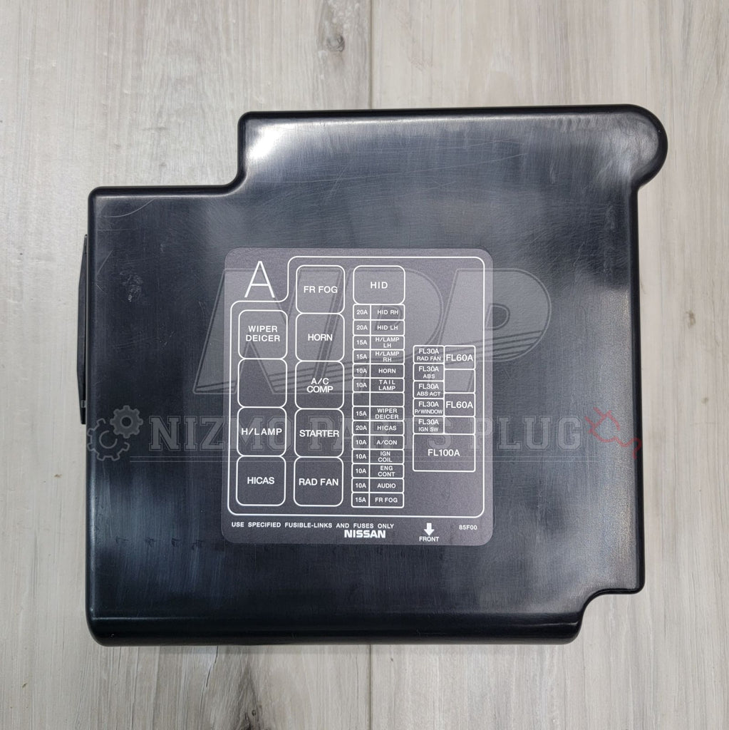 S15 Silvia Engine Bay Fuse Box Cover Lid - NizmoPartsPlug